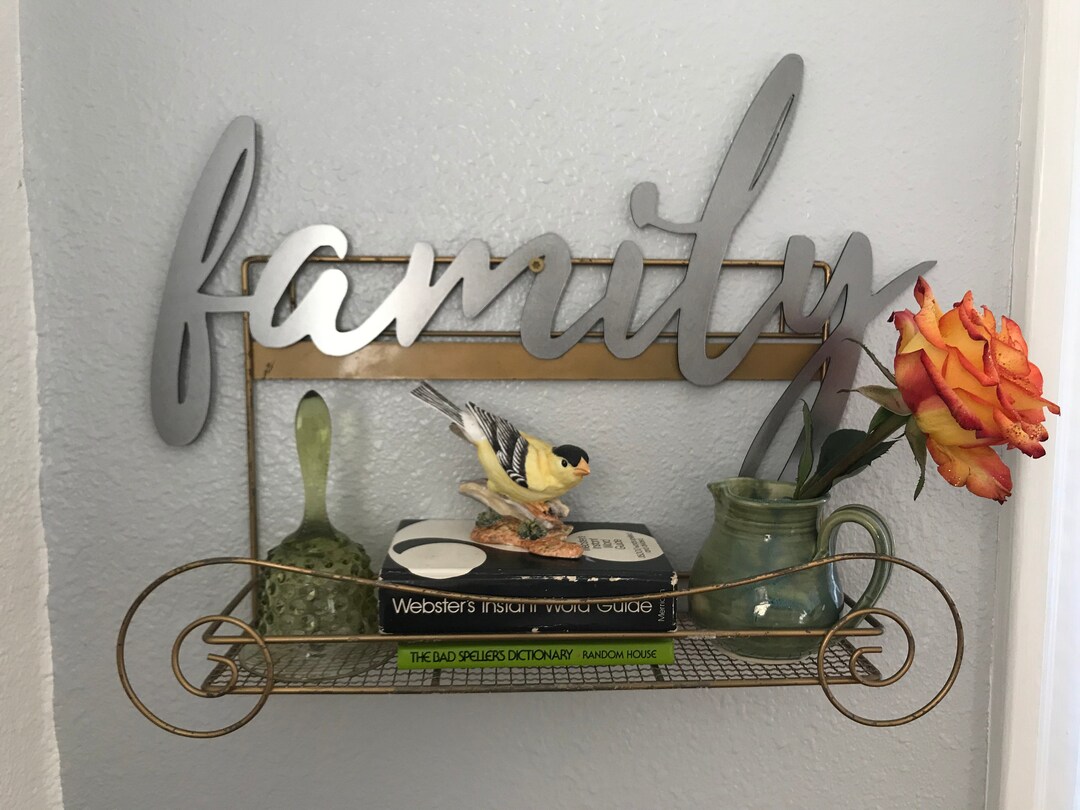 Custom Metal Family Sign Wall Art - Etsy