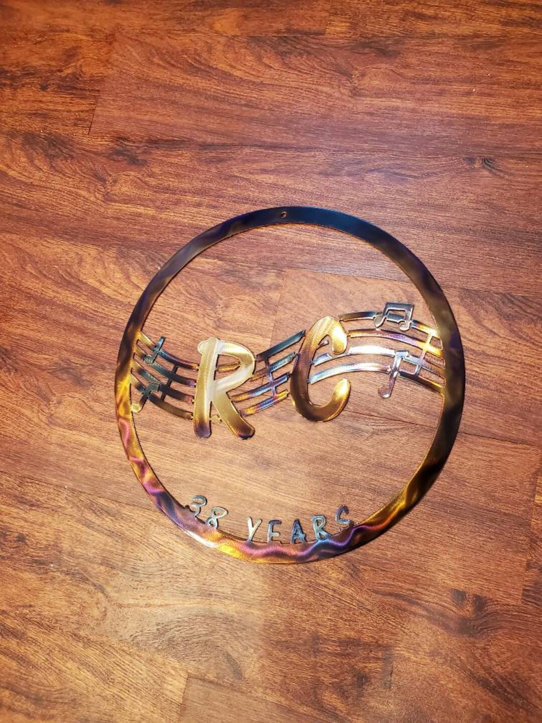 Custom Metal Anniversary Gift - Etsy