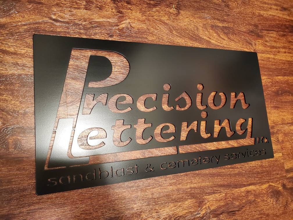 Custom Metal Rustic Business Sign Personalized | Etsy