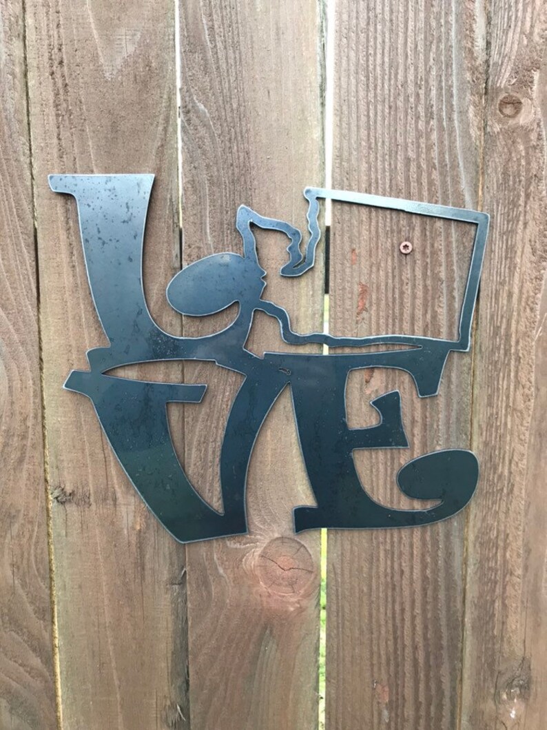 Custom Metal Love Washington Sign - Etsy