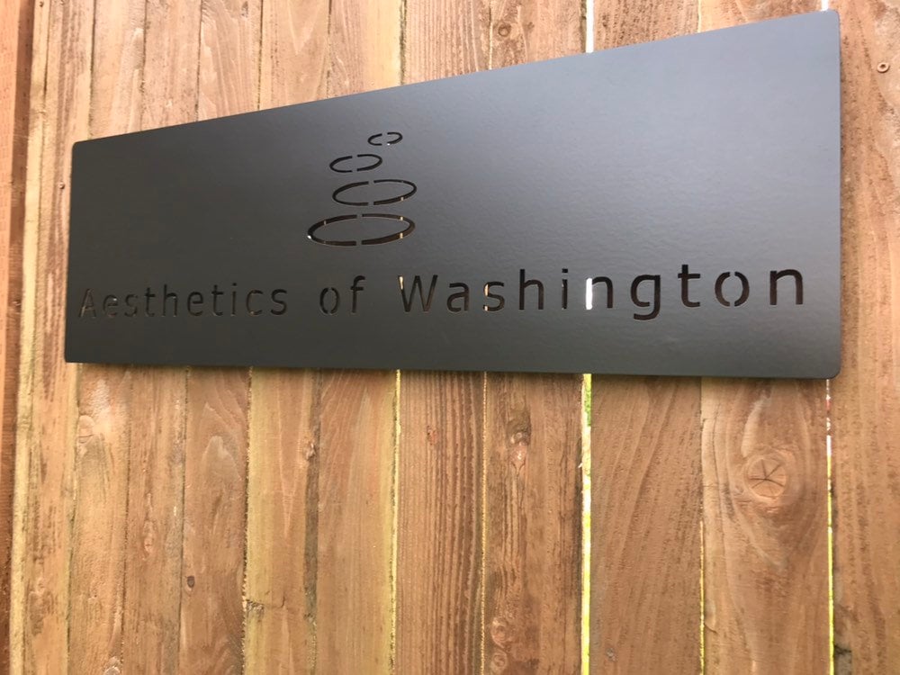 Custom Metal Business Sign Logo | Etsy