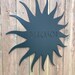 Custom Metal Personalized Sun Sign - Etsy