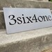 Custom Metal Address Sign for Wall or Rock Boulder Landscape - Etsy