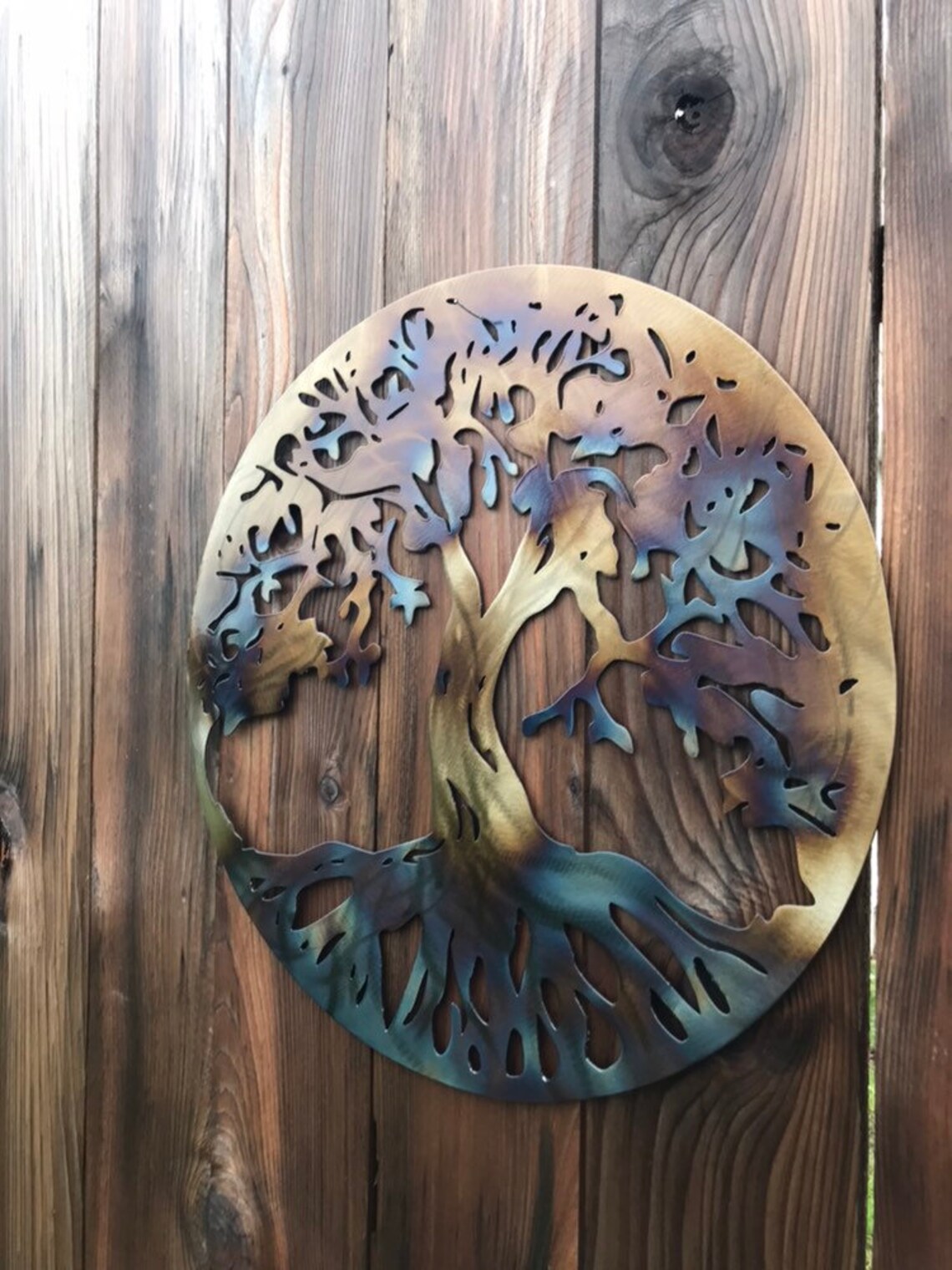 Custom Metal Tree of Life With Torch Finish - Etsy