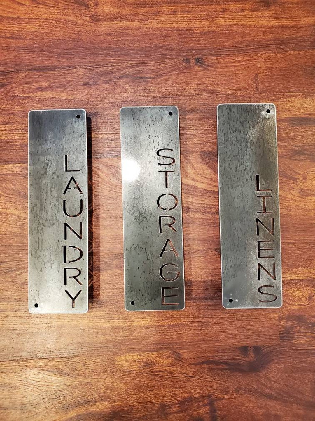 Custom Metal Door Sign Apartment Laundry Storage Linens Hotel - Etsy