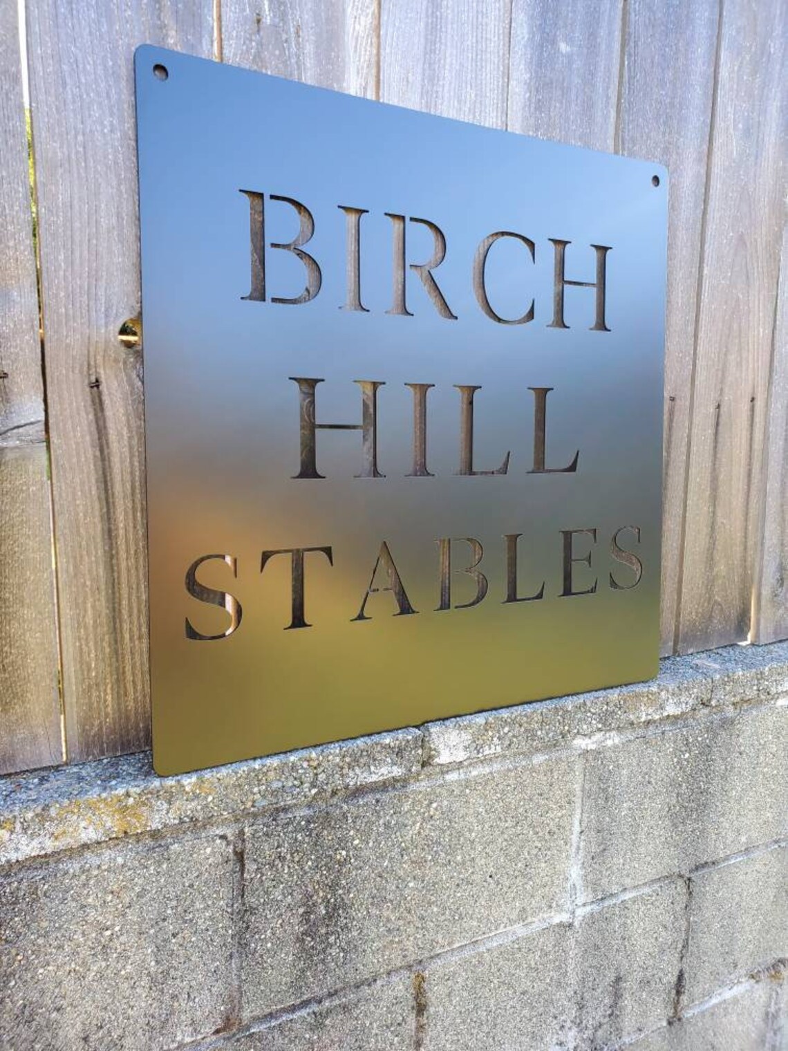Custom metal ranch entrance sign personalized | Etsy