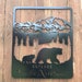 Custom Metal Moutain Sign Art - Etsy