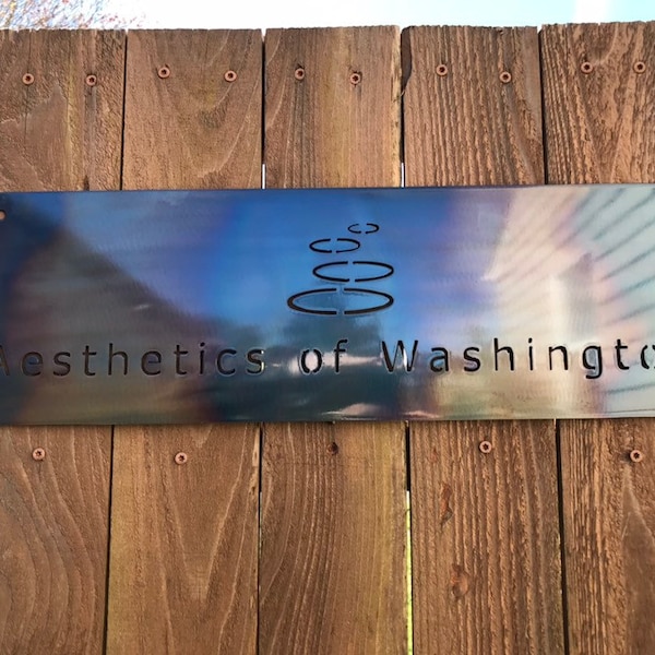 Metal Logo Sign - Etsy