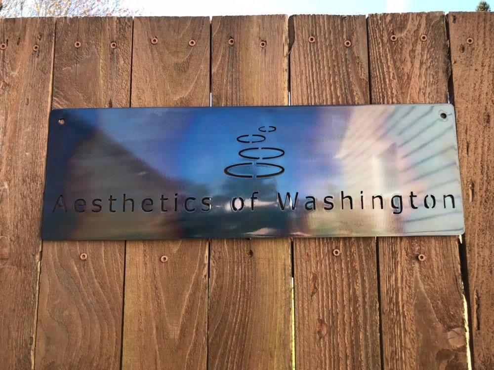 Custom Metal Business Logo or Personalize Sign - Etsy