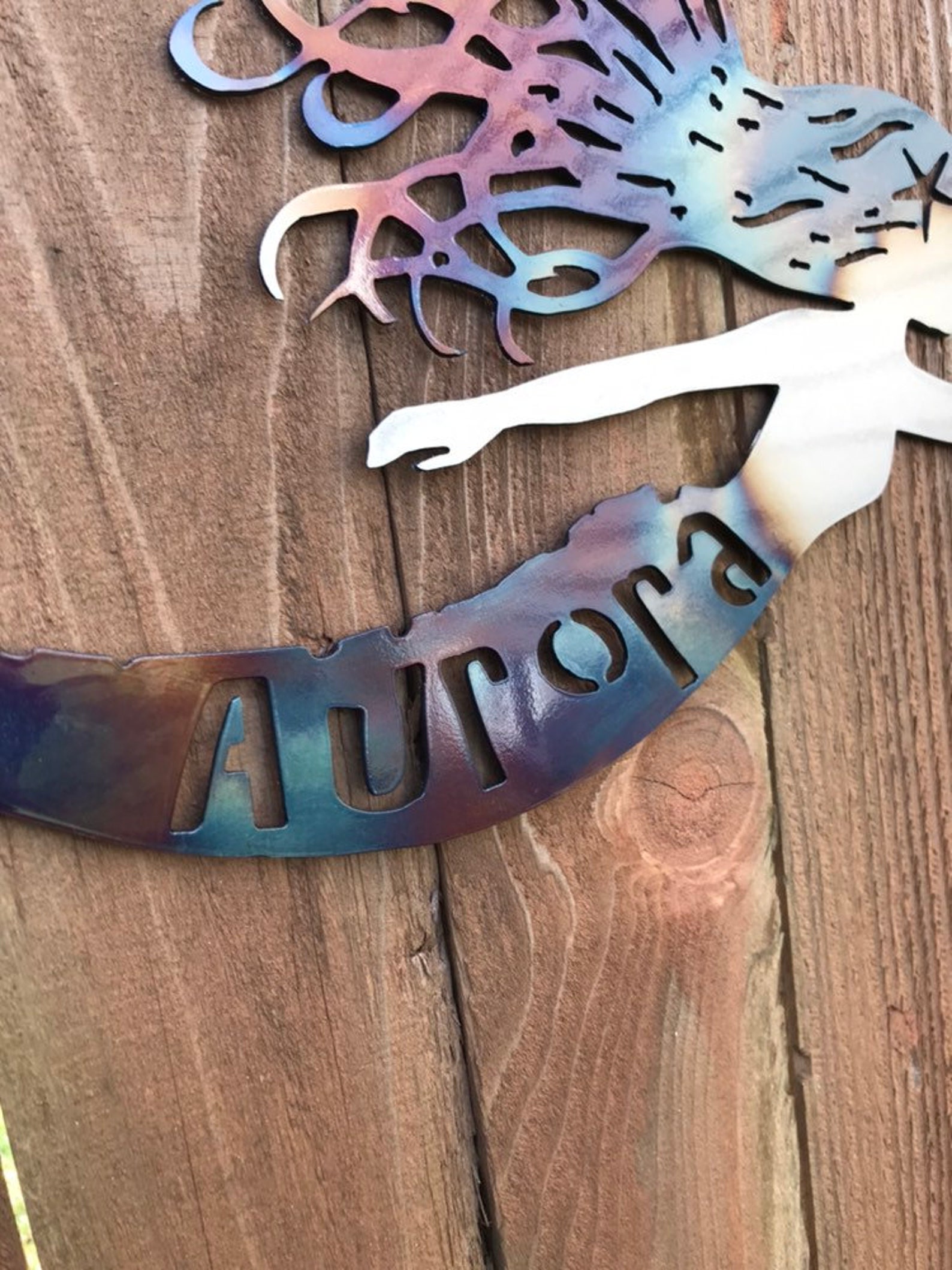 Custom Metal Mermaid Wall Art - Etsy