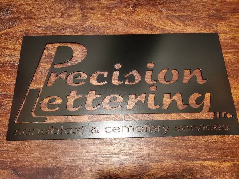 Custom Metal Rustic Business Sign Personalized - Etsy