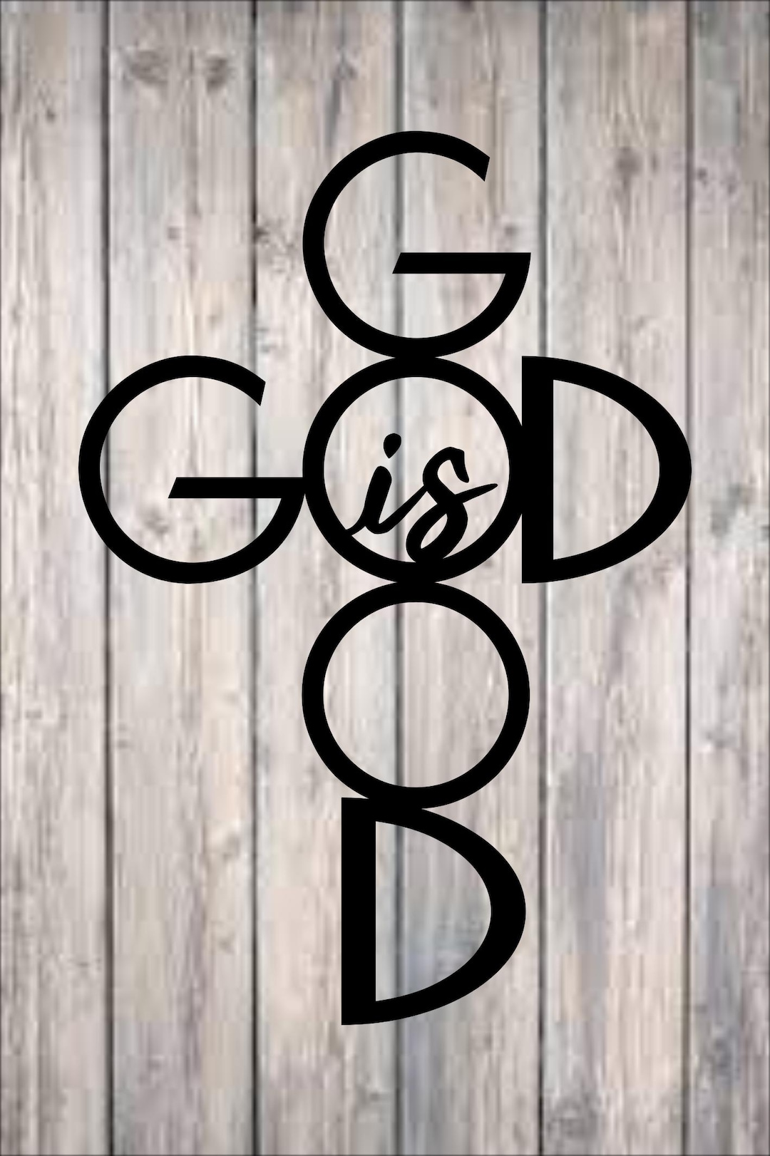 Custom Metal God is Good Metal Sign for Home - Etsy