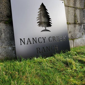 Custom Metal Ranch Entrance Sign - Etsy