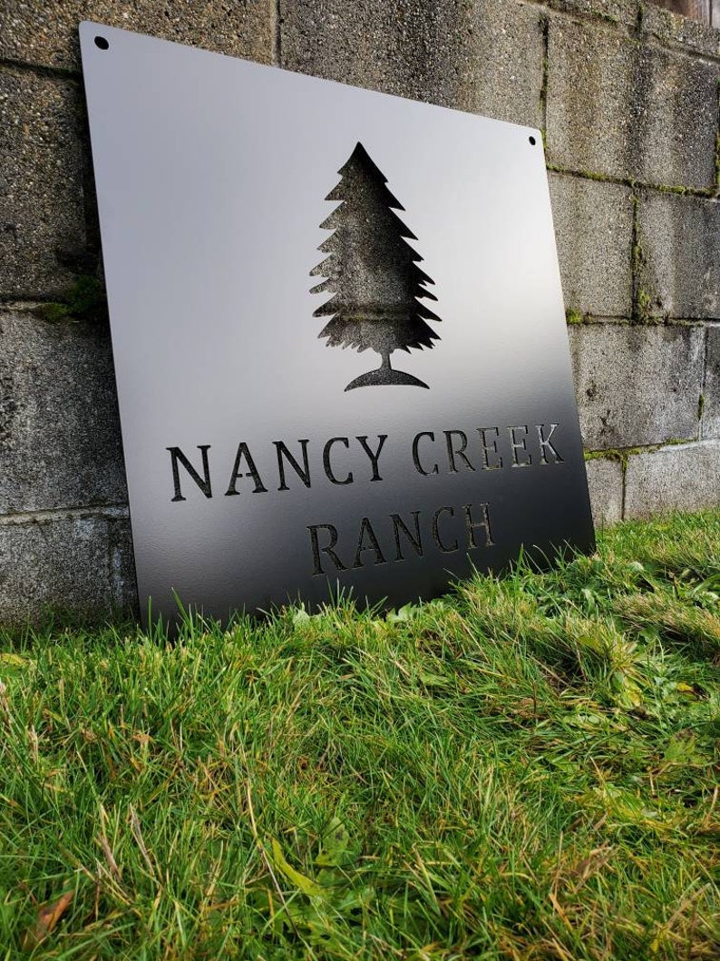 Custom Metal Ranch Entrance Sign - Etsy
