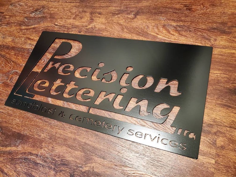 Custom Metal Rustic Business Sign Personalized - Etsy