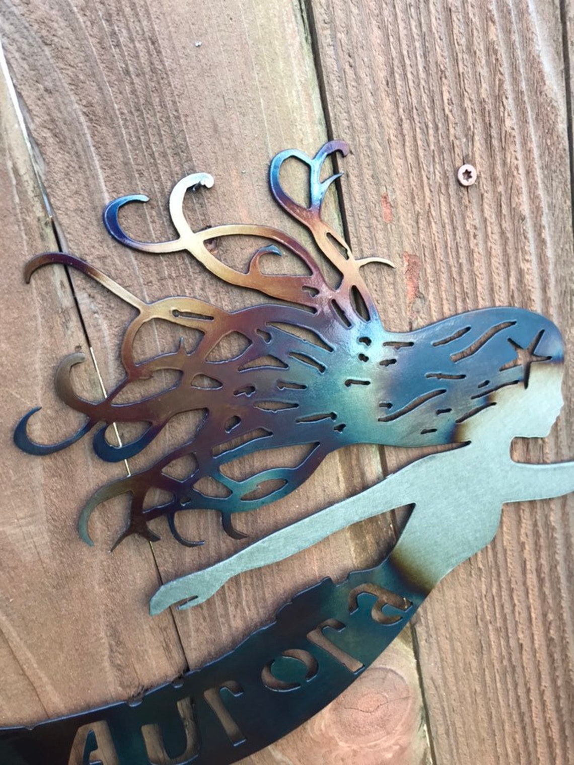 Custom Metal Mermaid Wall Art | Etsy