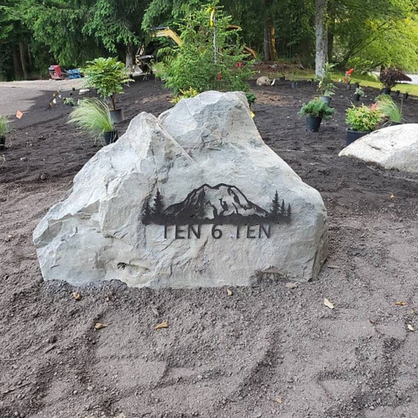 Address Rock - Etsy