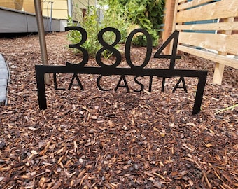 Yard Address Sign - Etsy
