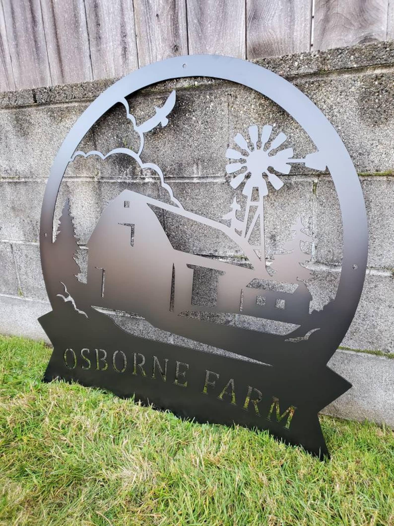 Custom Metal Ranch, Property, Home, House Entrance Address Sign ...