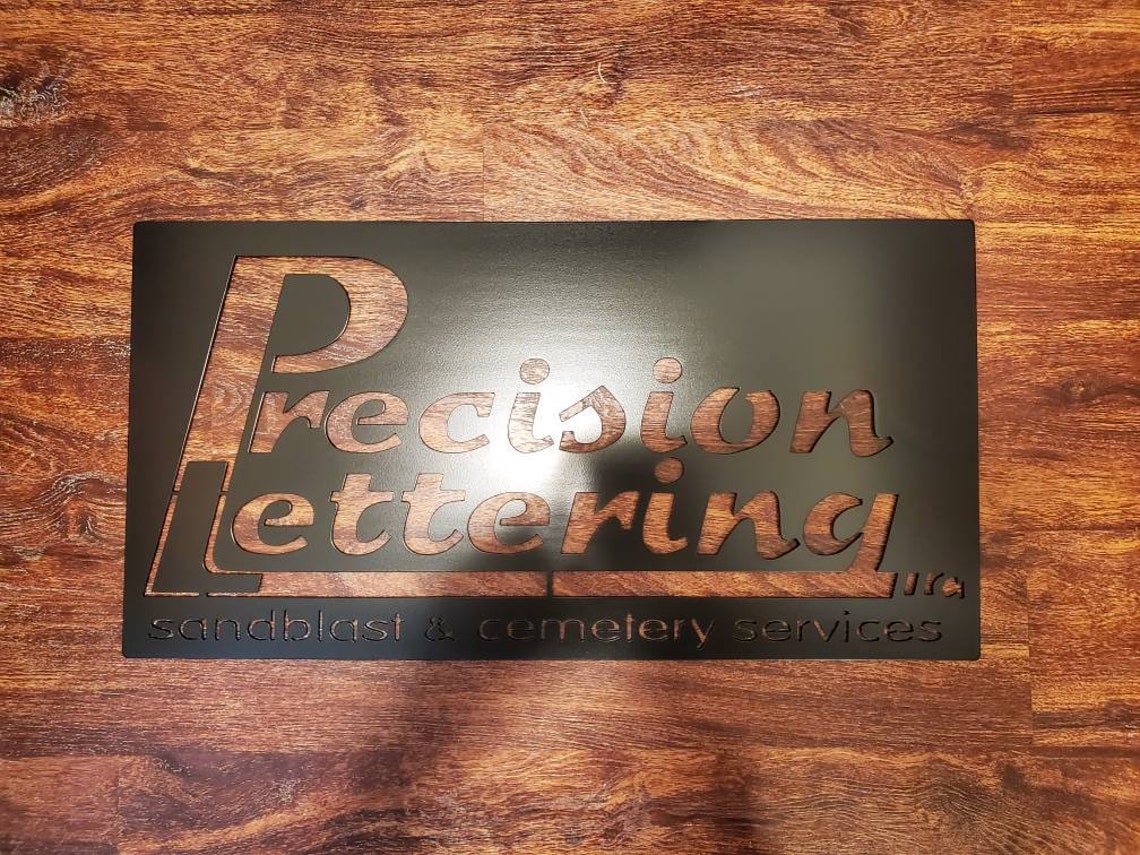 Custom Metal Rustic Business Sign Personalized - Etsy
