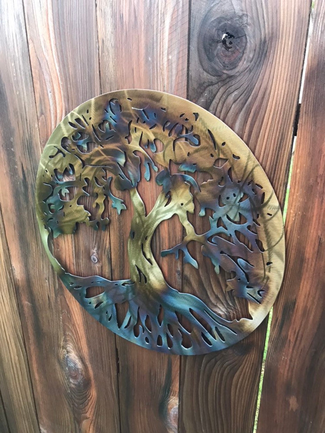 Custom Metal Tree of Life With Torch Finish - Etsy