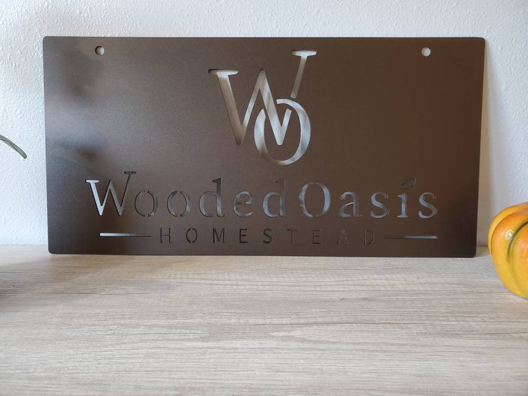 Custom Metal Business Sign With Your Logo - Etsy