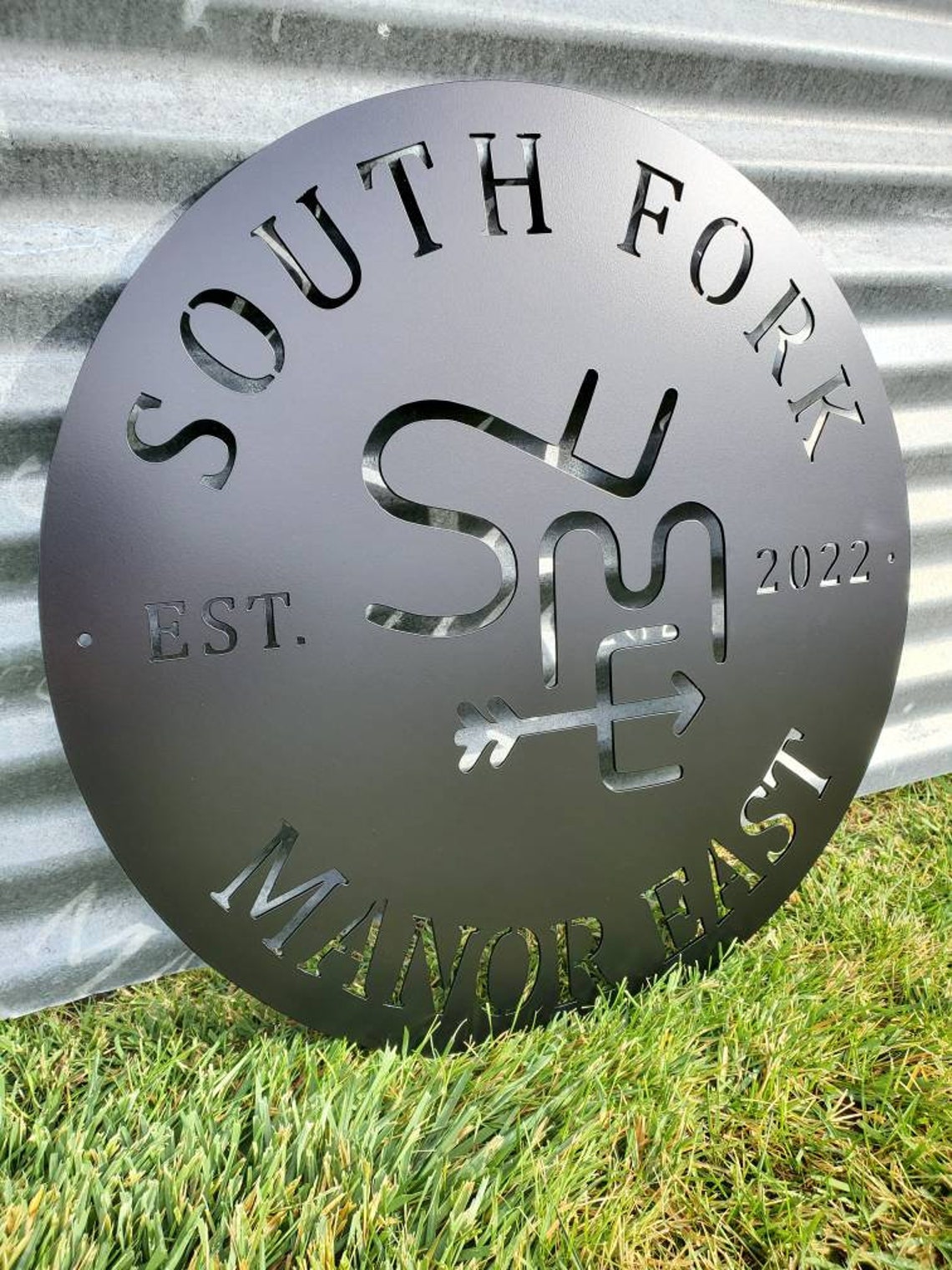 Cattle Metal Sign With Your Cattle Brand Personalized Text - Etsy