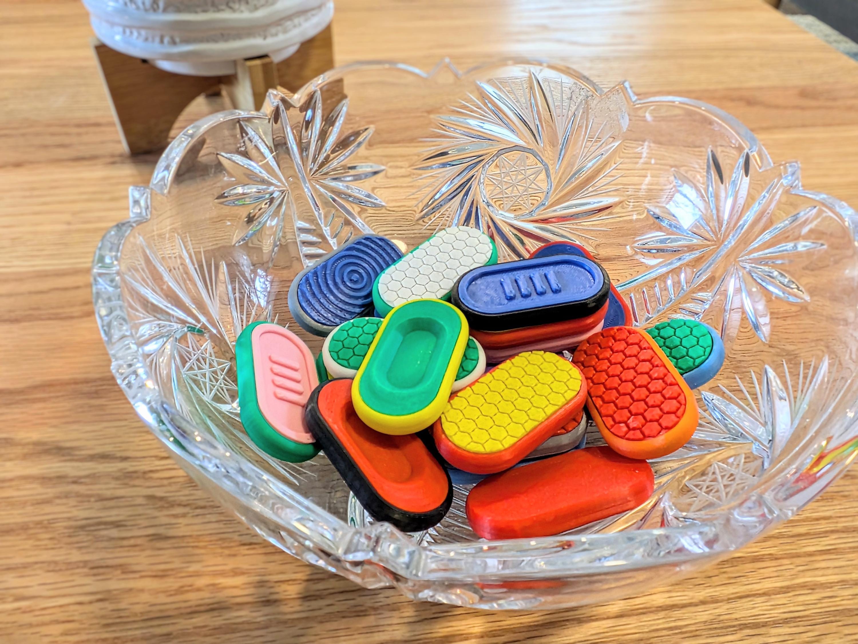 The Atom - Customizable 3d Printed Magnetic Fidget Slider - Etsy