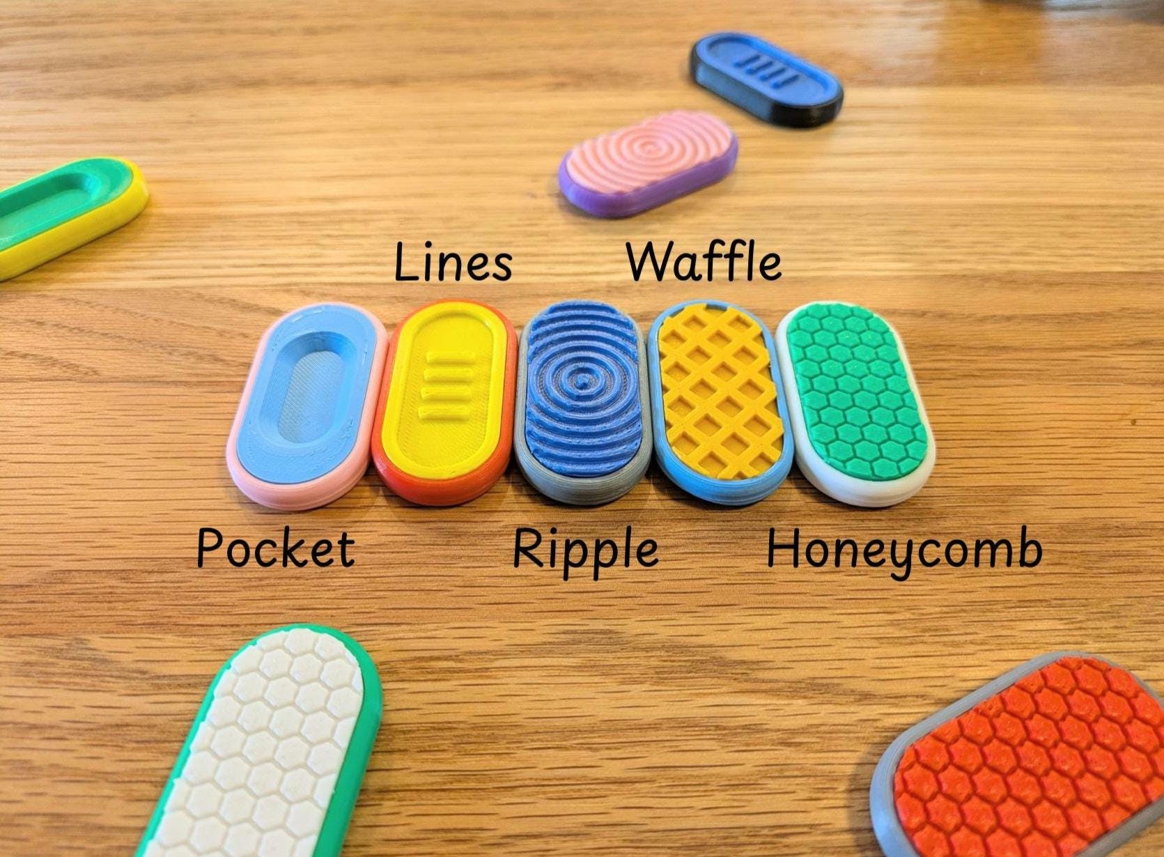 The Atom - Customizable 3d Printed Magnetic Fidget Slider - Etsy