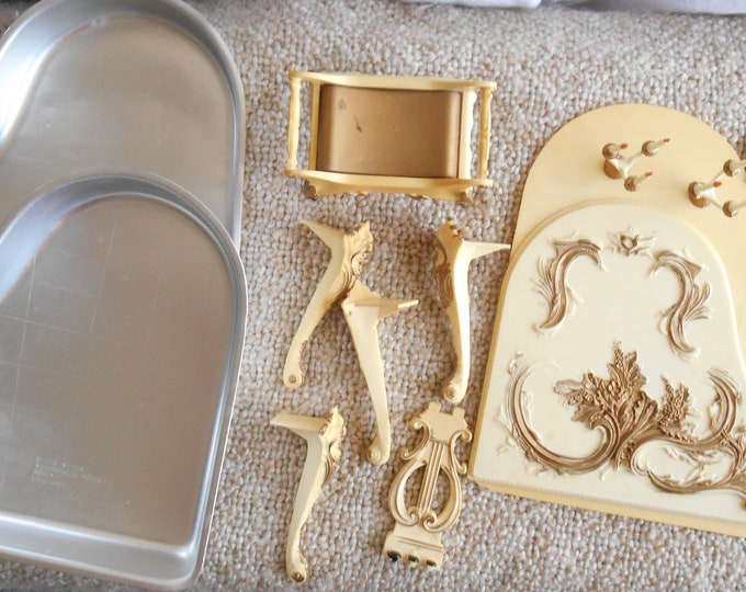 Wilton Grand Piano Cake Pan 1973 502-887 Complete Set Collectible ...