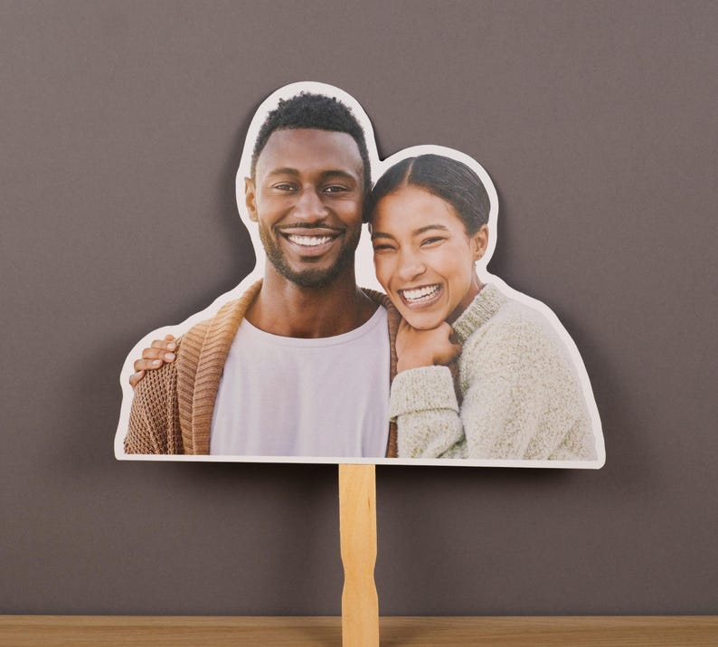 Kids Birthday Hat Face on a Stick | Custom Birthday Face Cutout ...