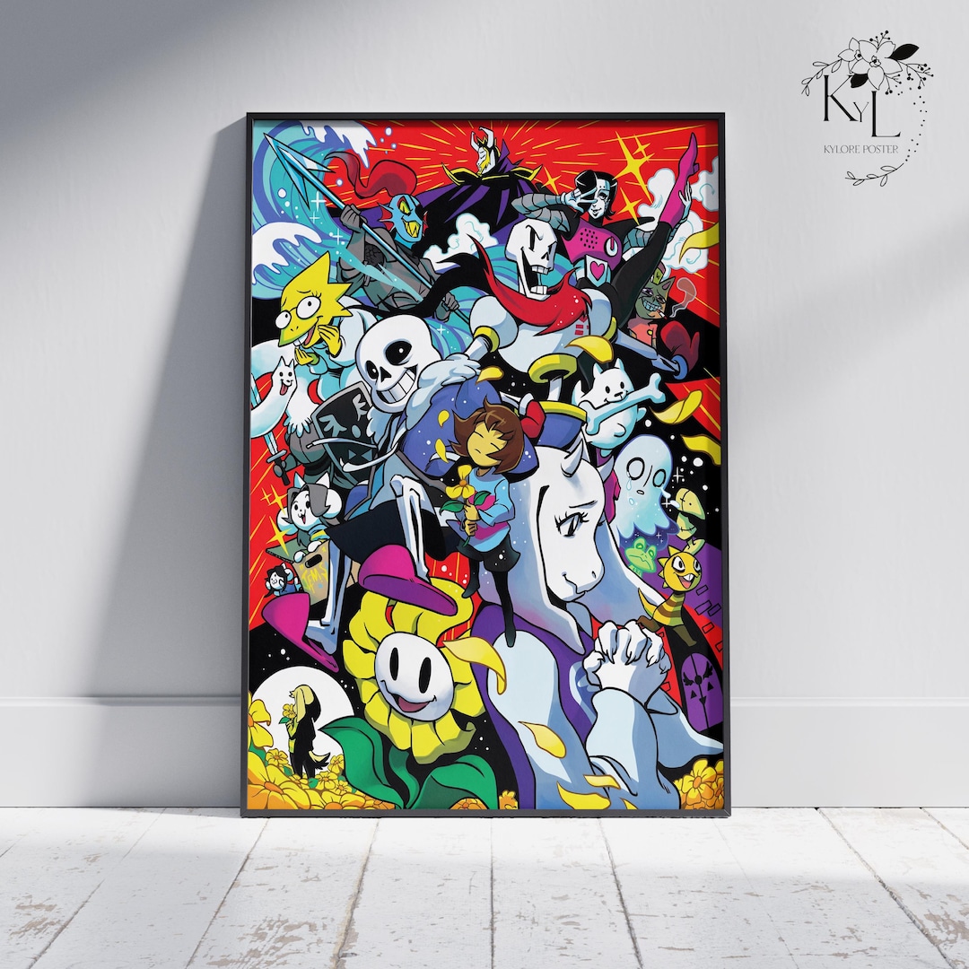 Undertale Game Poster : Frisk Art Print - Etsy