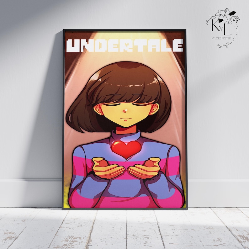 Undertale Game Poster : Frisk Art Print - Etsy