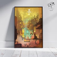 Stray Game Poster, Frameless Wall Art & Print, Wall Decor, Cat Game ...