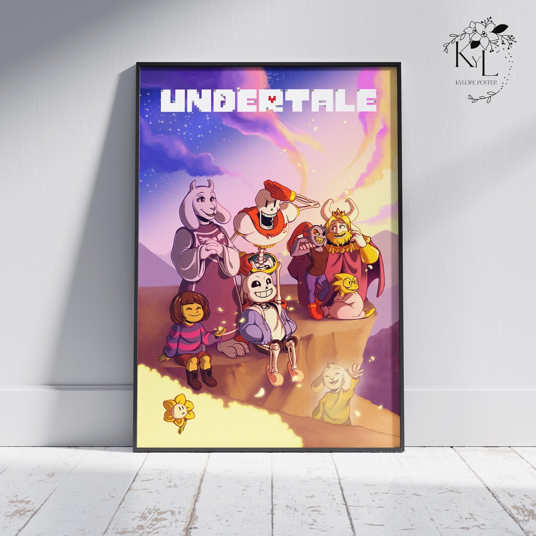 Undertale Game Poster : Frisk Art Print - Etsy
