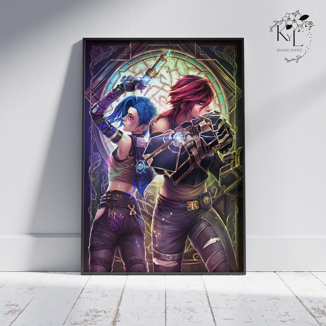 Arcane Poster : Jinx and Vi Art Print - Etsy