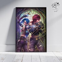 Caitlyn and Vi Poster - Etsy