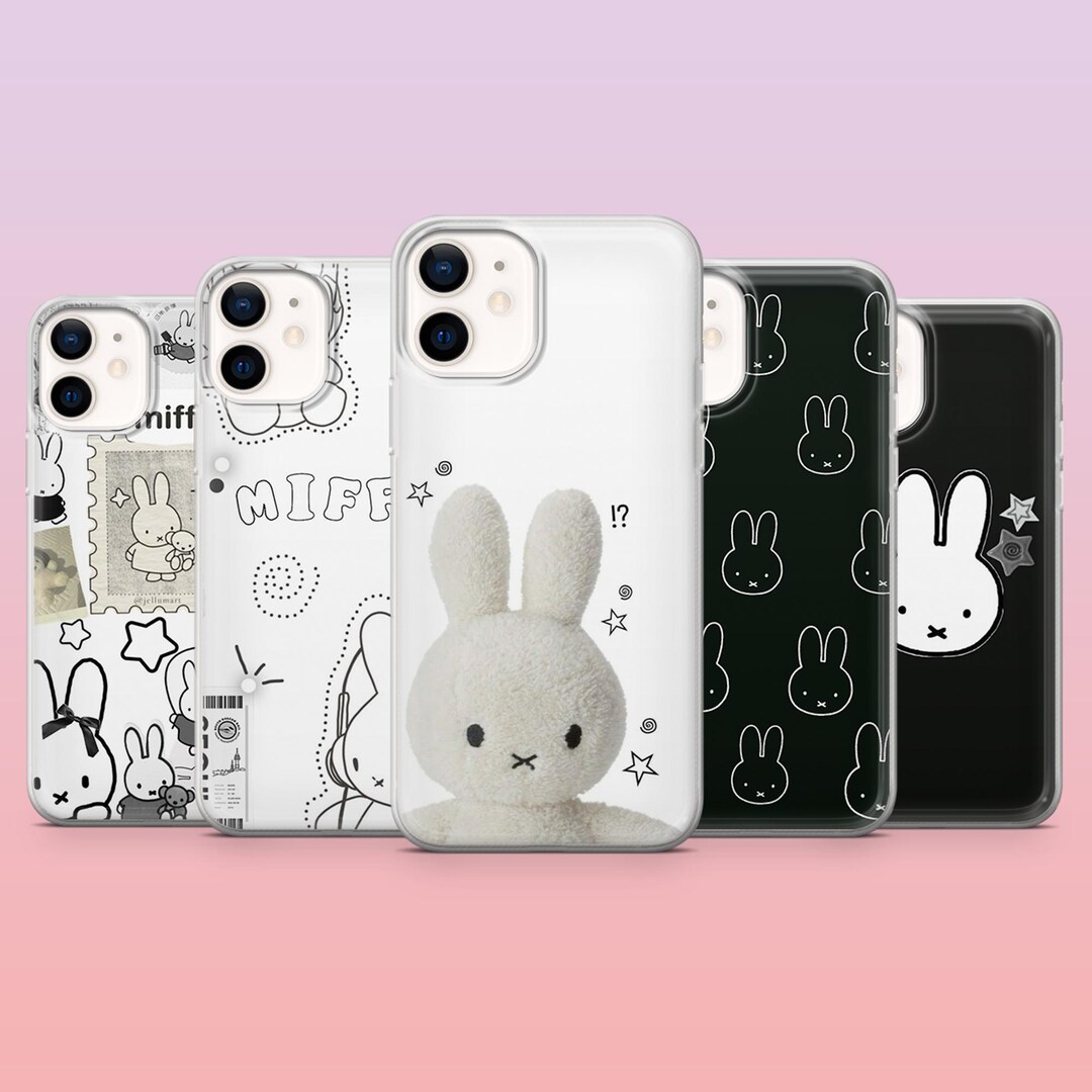 Miffy Phone Case Kawaii Bunny Korean Cover for iPhone 17pro, 16, 15, 14 ...