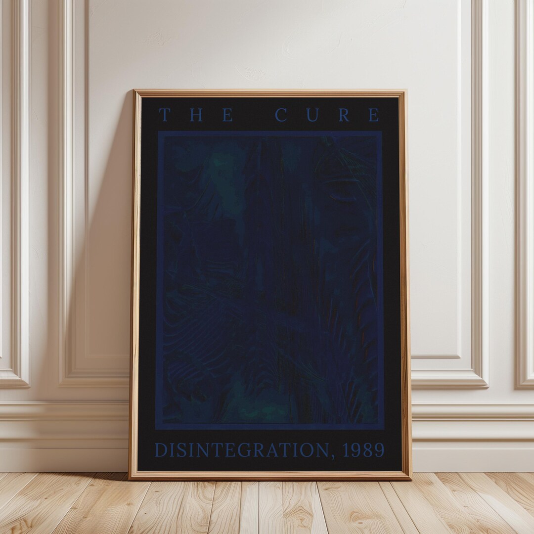 The Cure Print | Disintegration Inspired Album Wall Art | Minimalist ...