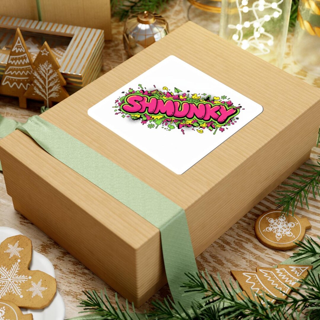 SHMUNKY Graffiti Slogan Sticker | Meme Phrase, Glitch Graphic - Etsy