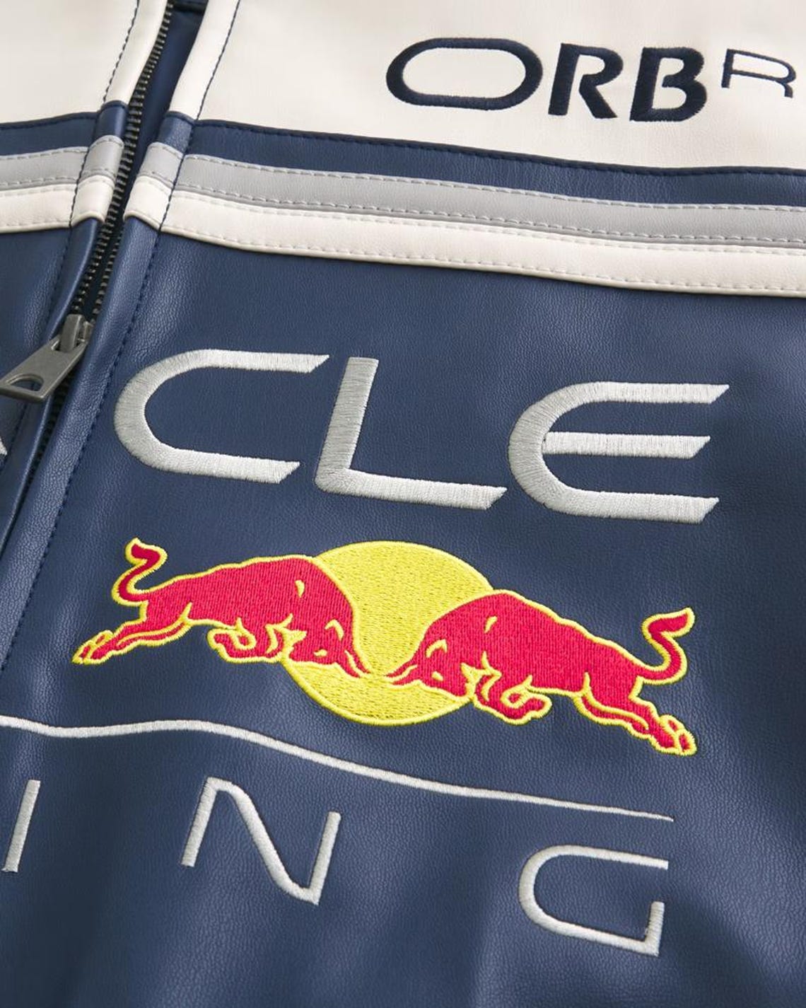 Oracle Red Bull Leather Jacket Men's Handmade Jacket - Etsy