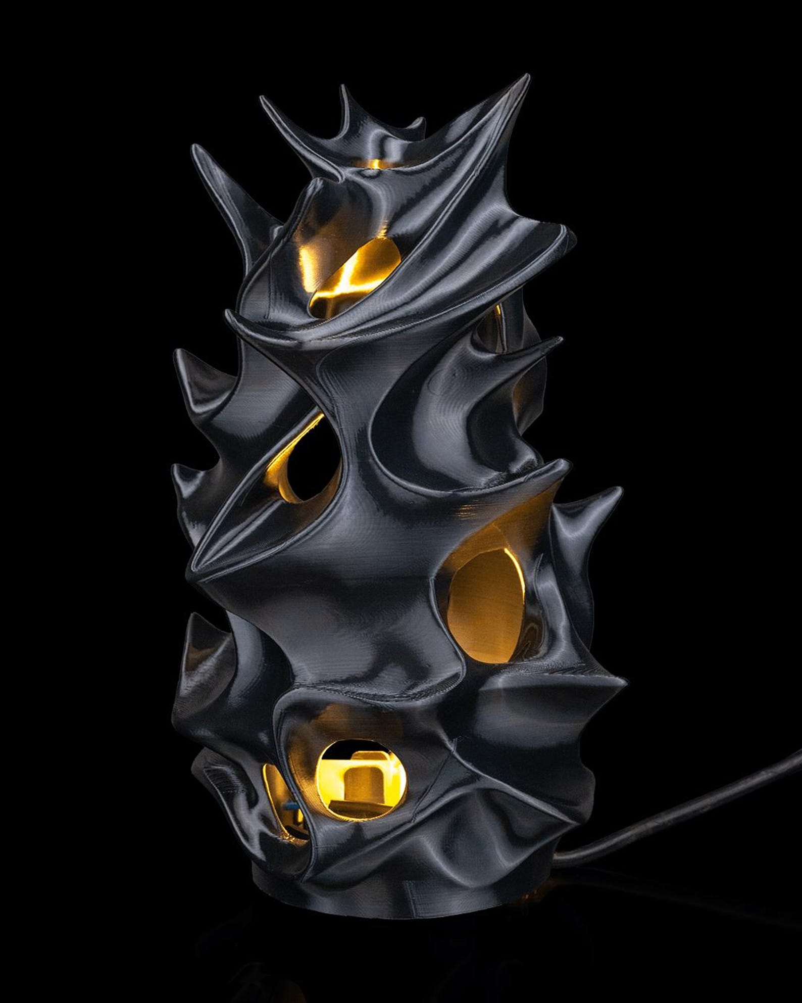 Biomorph Sculptural Table Lamp - Etsy