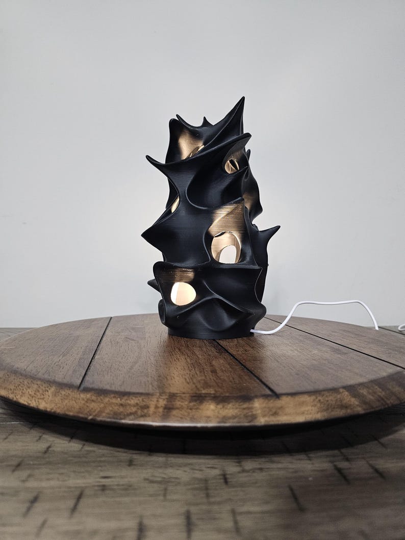 Biomorph Sculptural Table Lamp - Etsy