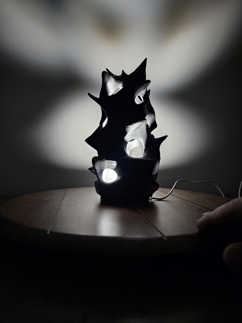 Biomorph Sculptural Table Lamp - Etsy