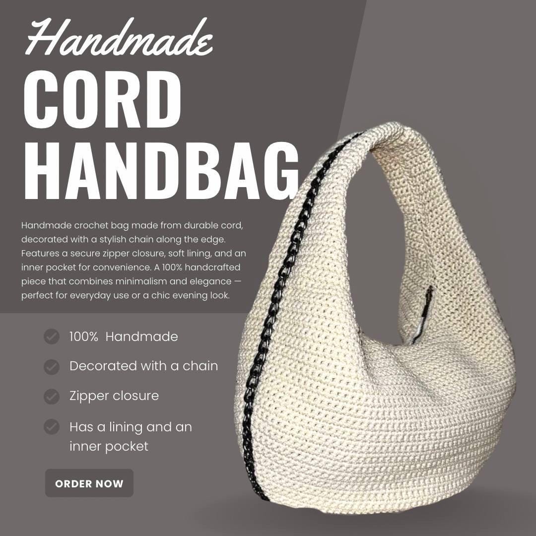Spacious Handmade Crochet Bag - Etsy