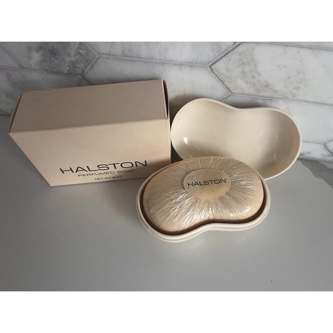Halston Vintage Elsa Peretti Perfumed Soap Kidney Bean Dish 6 Oz New ...