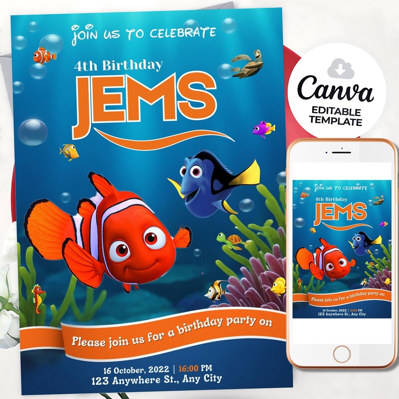 Finding Nemo Party - Etsy