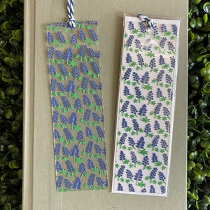 Bookmark - Texas Bluebonnet Reading Book Library Lover Nerd Nook School ...
