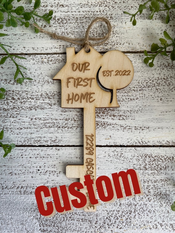 2022 New Home Key Ornament Custom New Home Realtor Gift Real - Etsy
