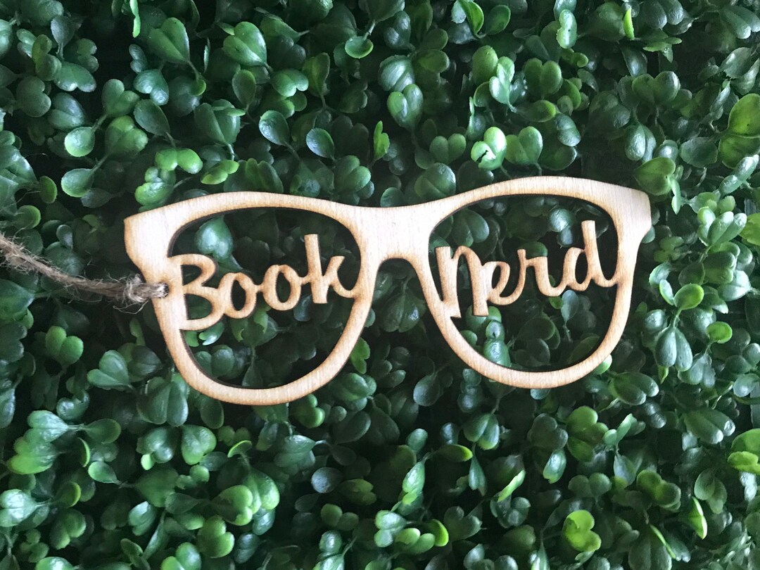 Book Nerd Bookmark Wood Reading Book Library Lover - Etsy